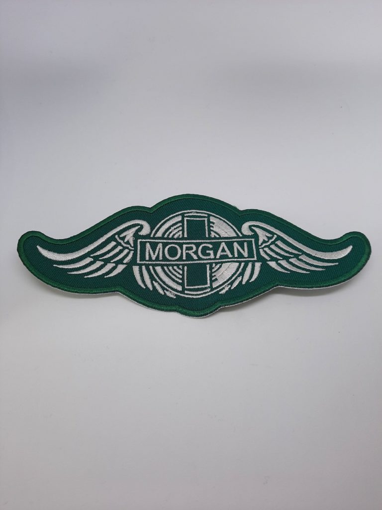 Badge – Morgan Wings Small Green sew on – Morgan Kent